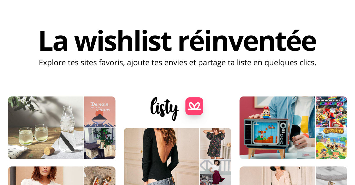 Votre wishlist sur Listy